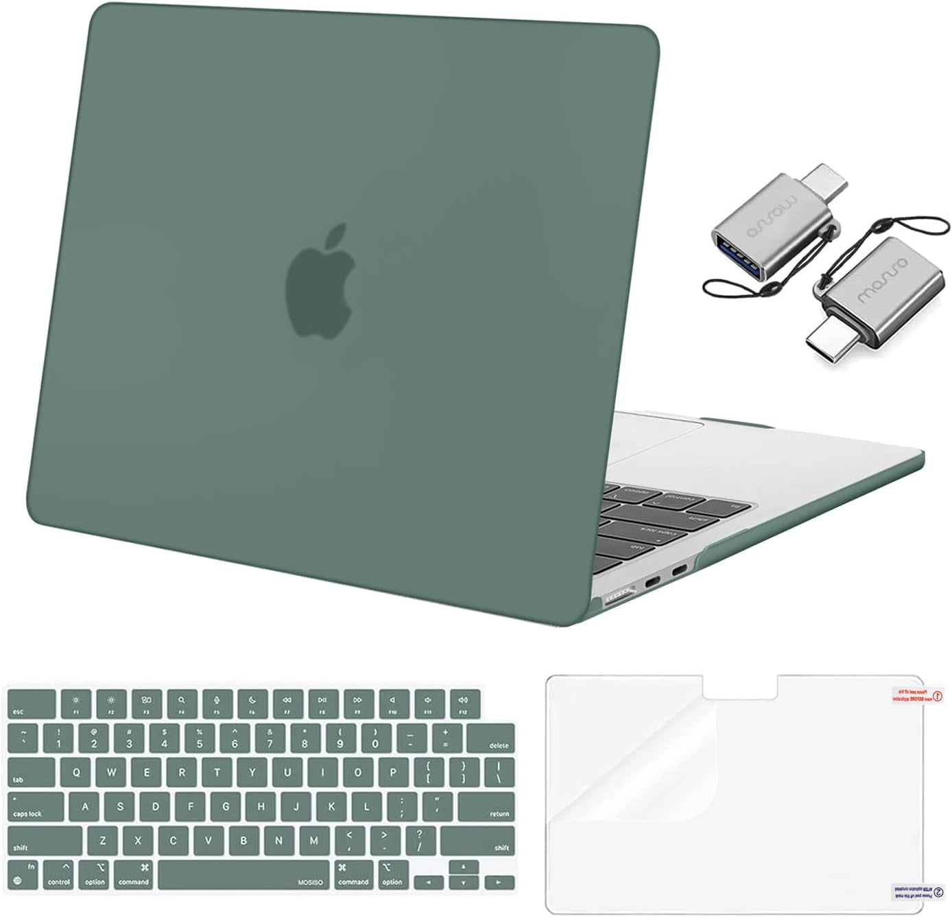 Compatible with MacBook Air 13.6 inch Case 2022 2023 2024 Release M3 ...