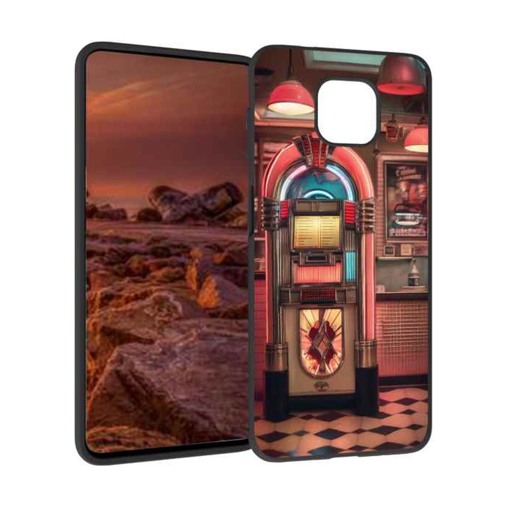 Compatible with Moto G Power 2021 Phone Case, Nostalgic-diner-jukebox ...
