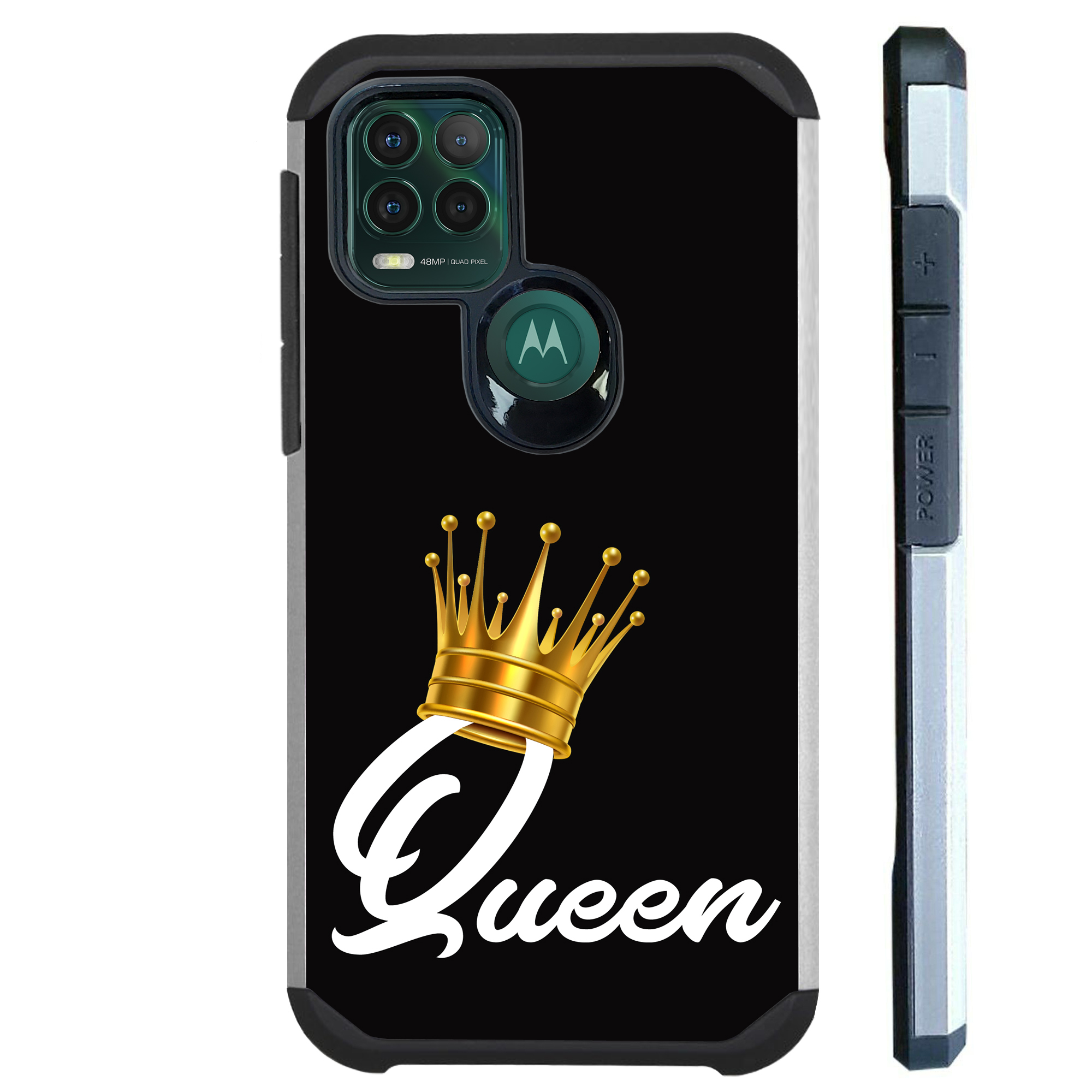 Compatible with Motorola Moto G Stylus 5G (2021) Hybrid Fusion Guard ...