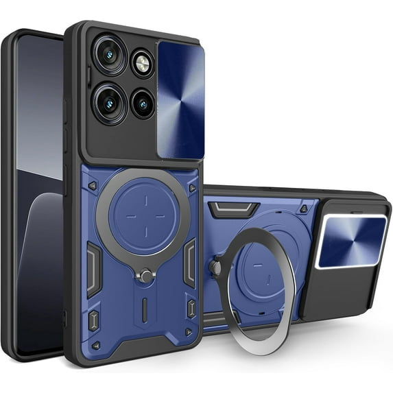 Compatible with Motorola Moto G75 5G Case,with Slide Camera Lens Cover ...