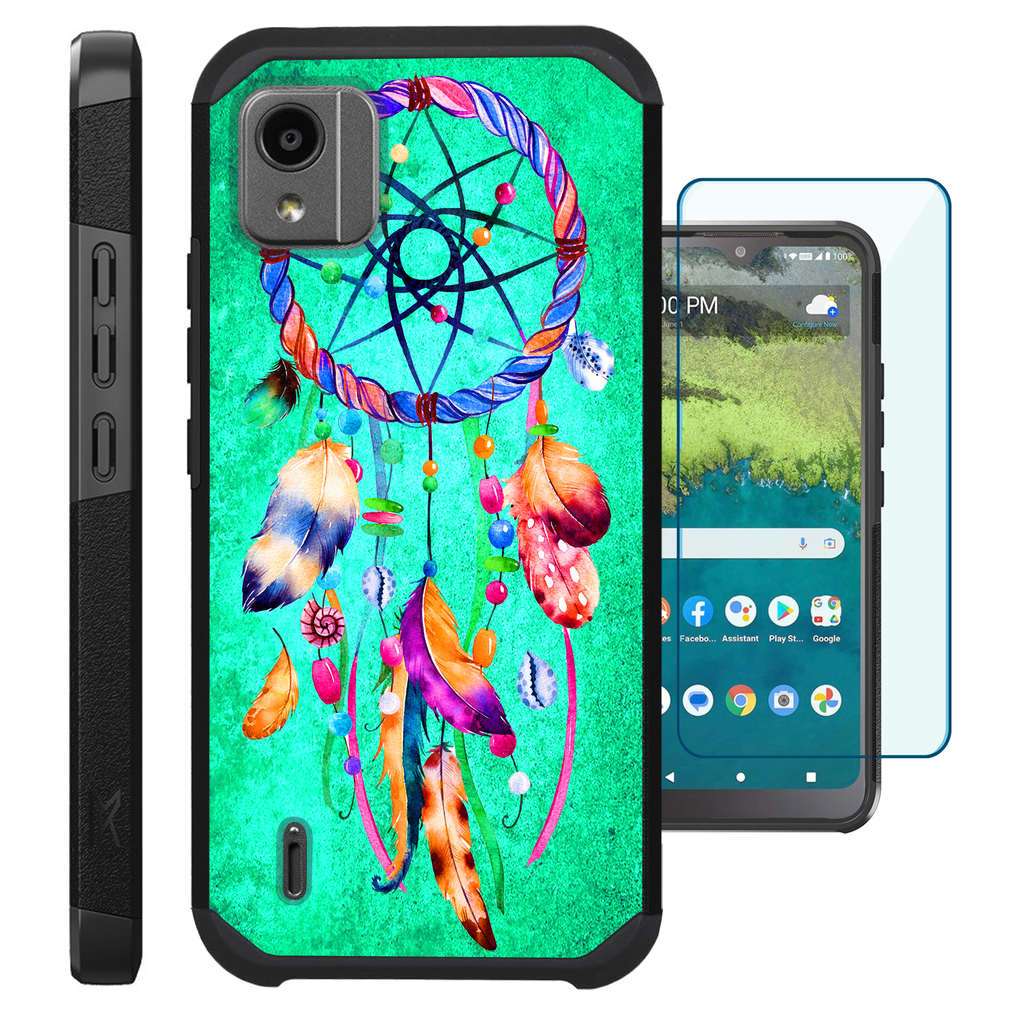 Compatible with Nokia C110; Hybrid Fusion Guard Phone Case Cover ...