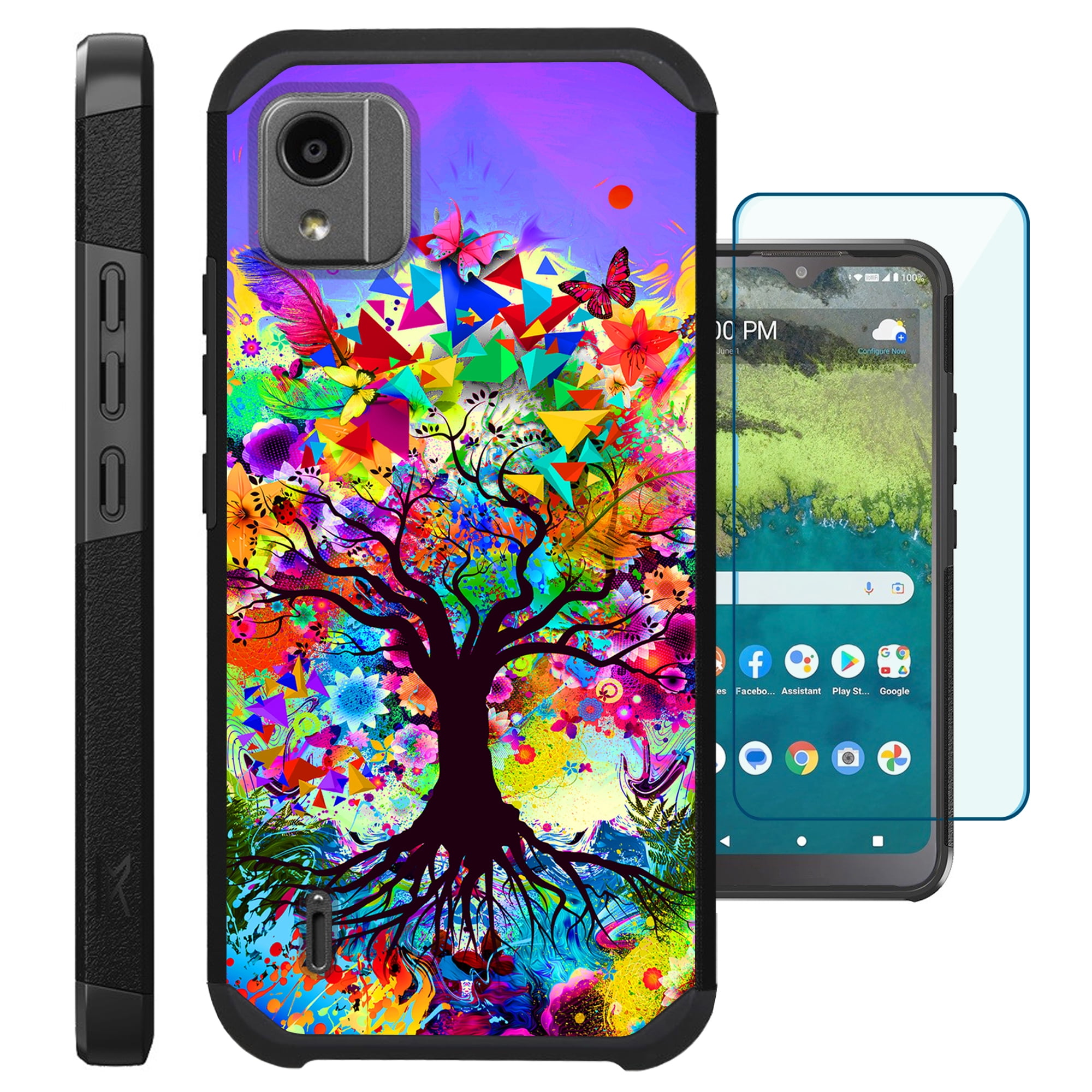 Compatible with Nokia C110; Hybrid Fusion Guard Phone Case Cover ...