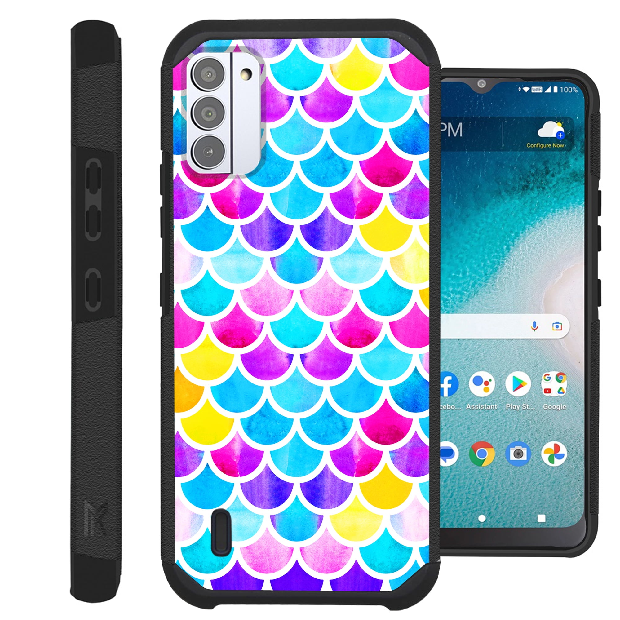 Compatible with Nokia C210; Hybrid Fusion Guard Phone Case Cover ...