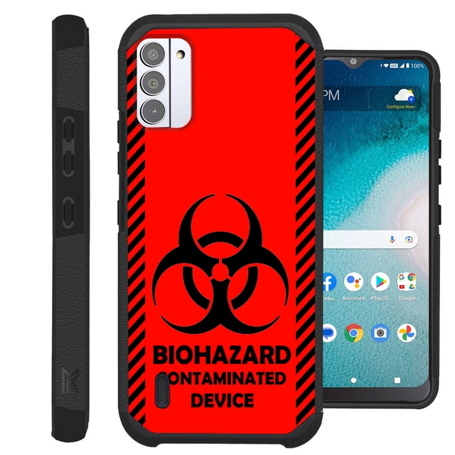 Compatible with Nokia C210; Hybrid Fusion Guard Phone Case Cover (Red ...