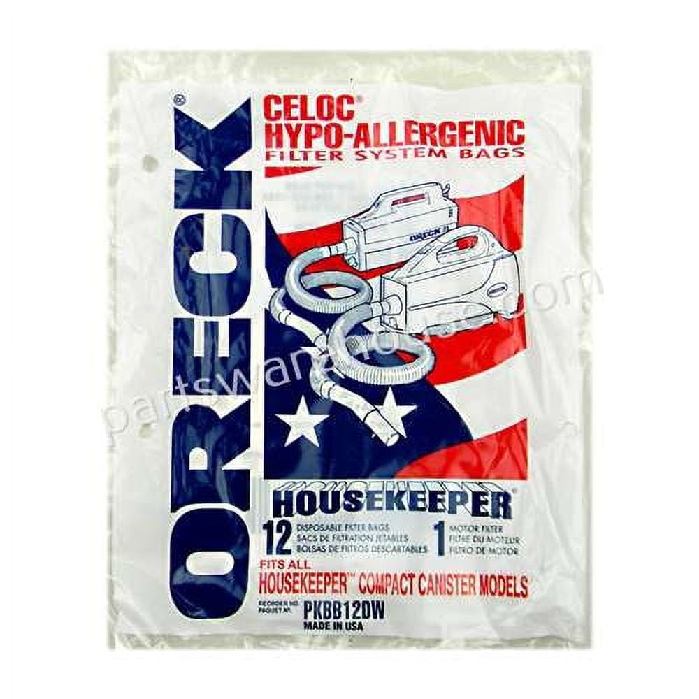 Oreck Hypoallergenic Buster B Paper Bag Compatible, 12 Pack Part ...