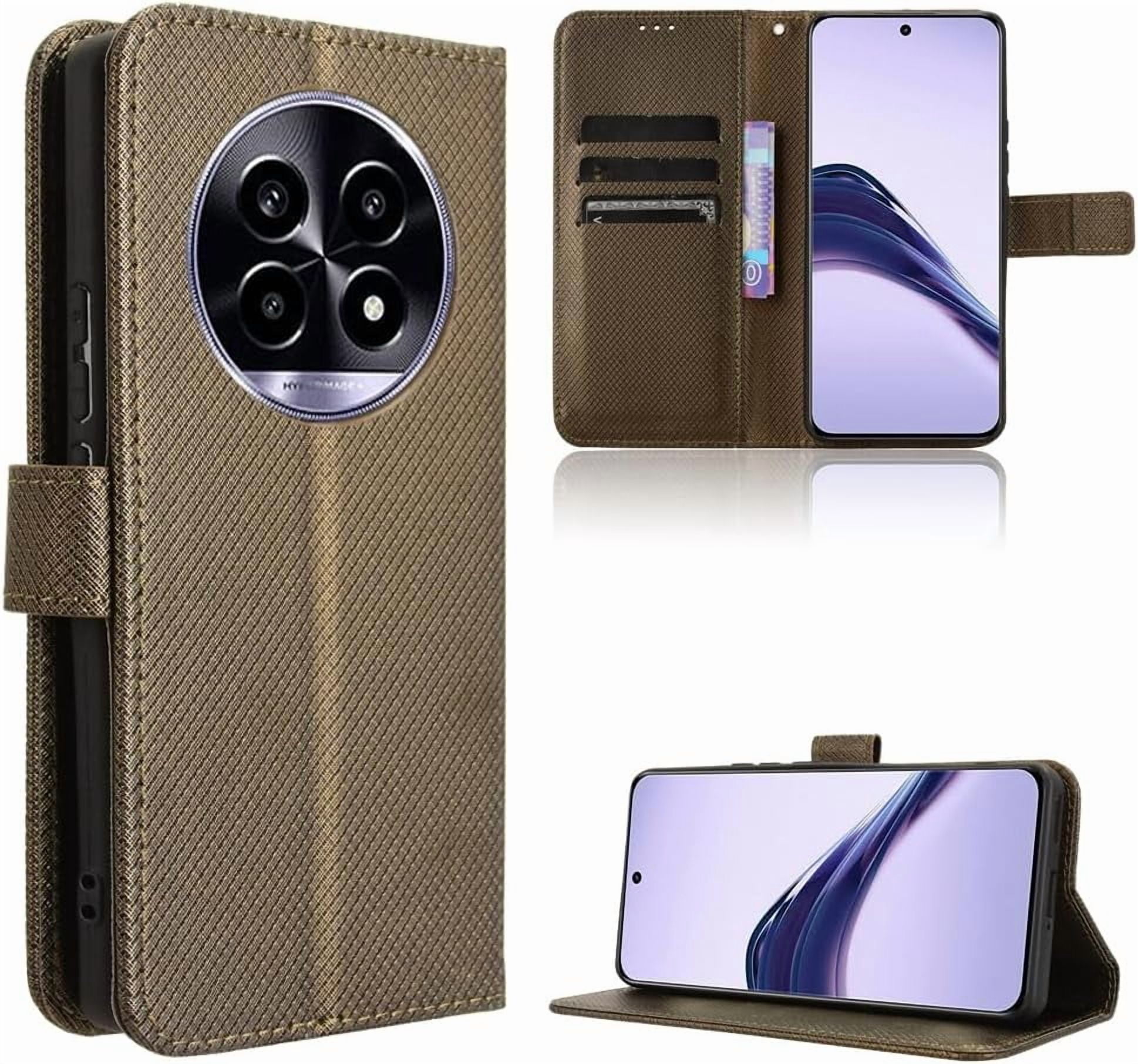 Compatible with Realme 14 Pro Lite 5G Leather Case Cover,PU Leather ...