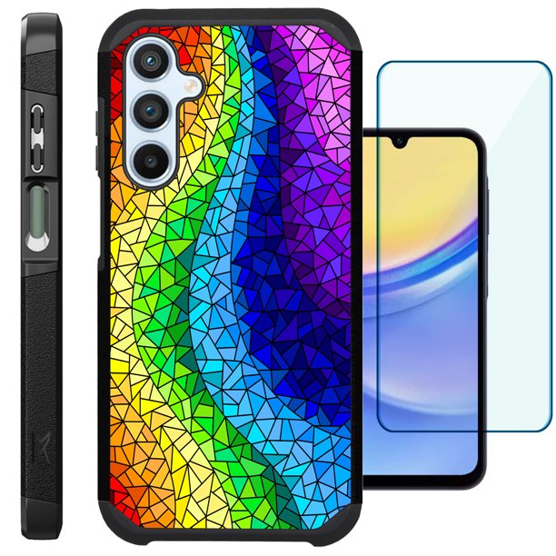 Compatible with Samsung Galaxy A15 5G; Hybrid Fusion Guard Phone Case ...