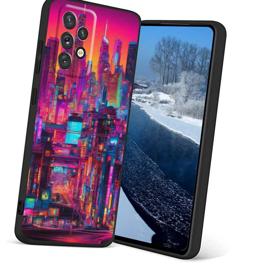 Compatible with Samsung Galaxy A32 5G Phone Case, Vibrant-neon ...