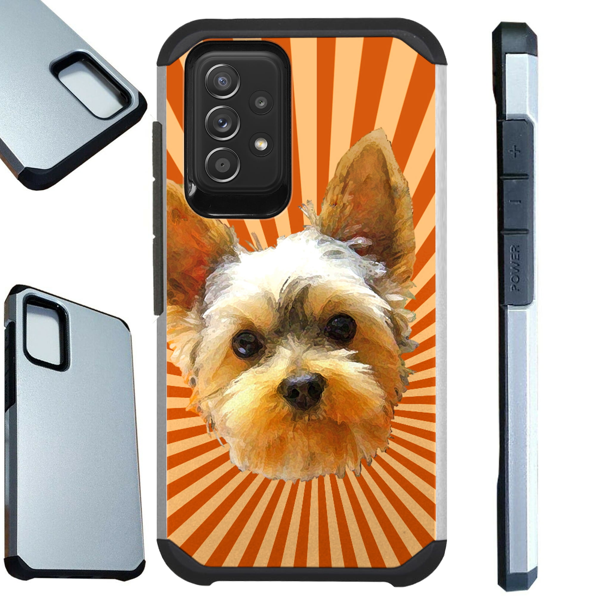 Compatible with Samsung Galaxy A52 Hybrid Fusion Guard Phone Case Cover ...