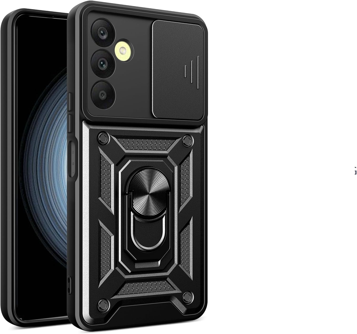 Compatible with Samsung Galaxy A55 5G Bracket Shell,with Slide Camera ...