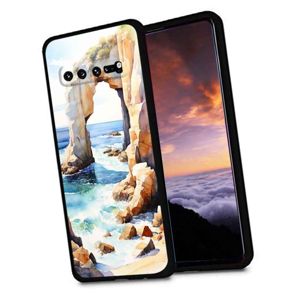 Compatible with Samsung Galaxy S10 Phone Case, sea-arch-landscape Case ...