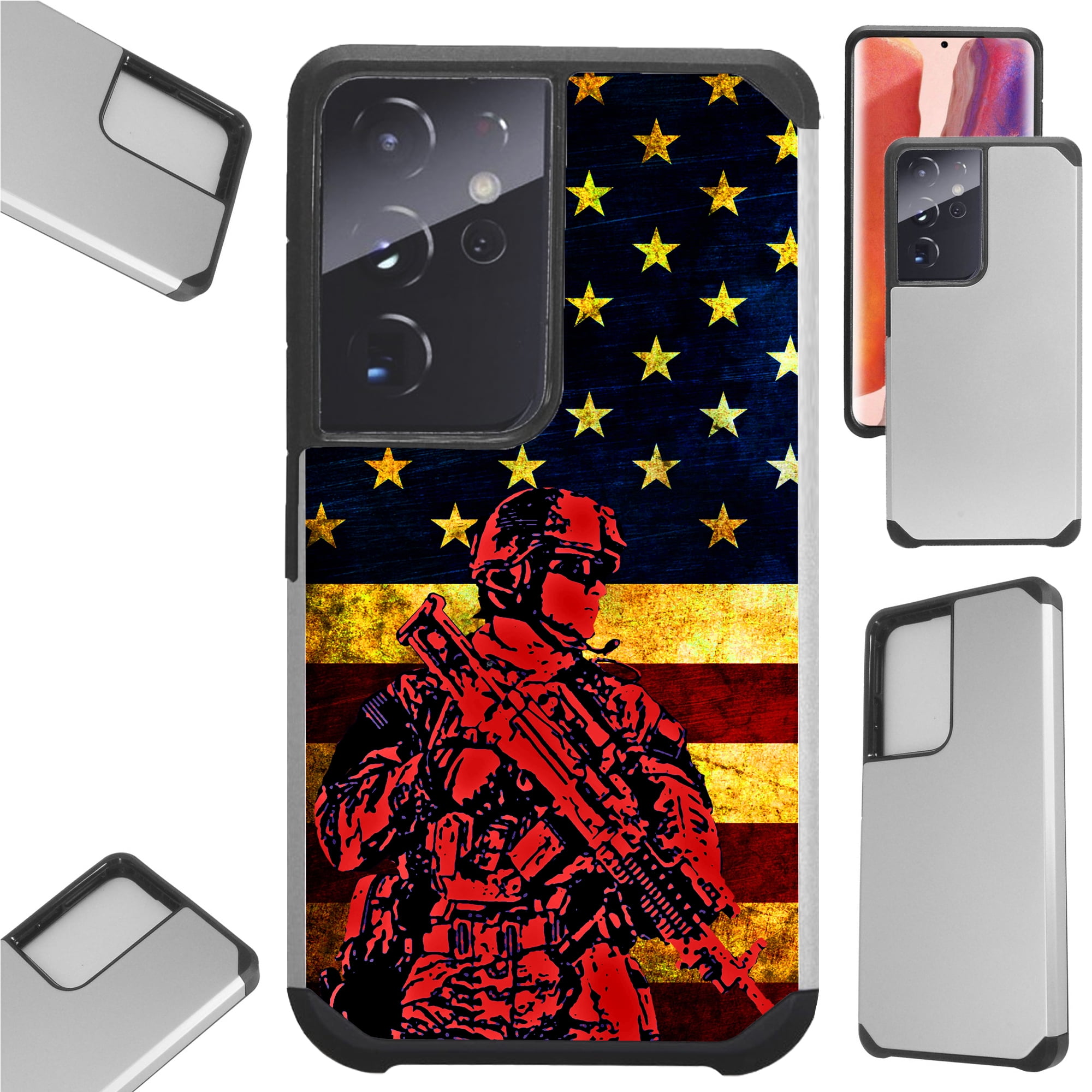 Compatible with Samsung Galaxy S21 Ultra 5G Hybrid Fusion Guard Phone ...