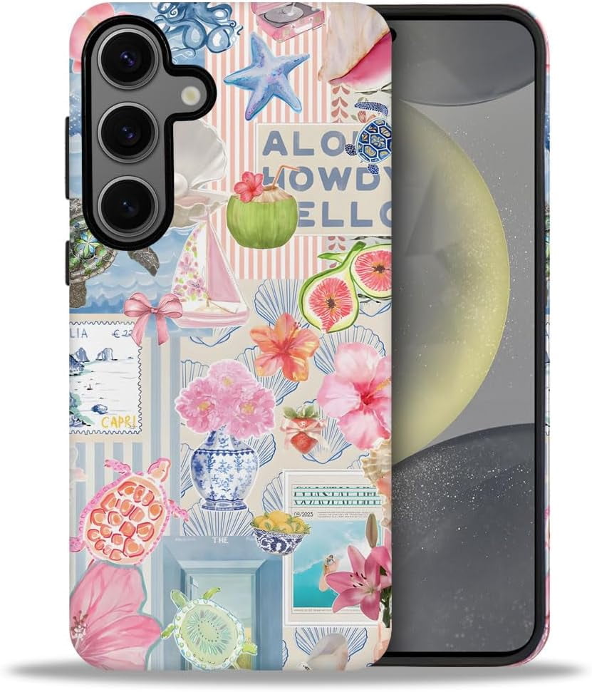 Compatible with Samsung Galaxy S24,Frosted Dual-Layer Protection with ...