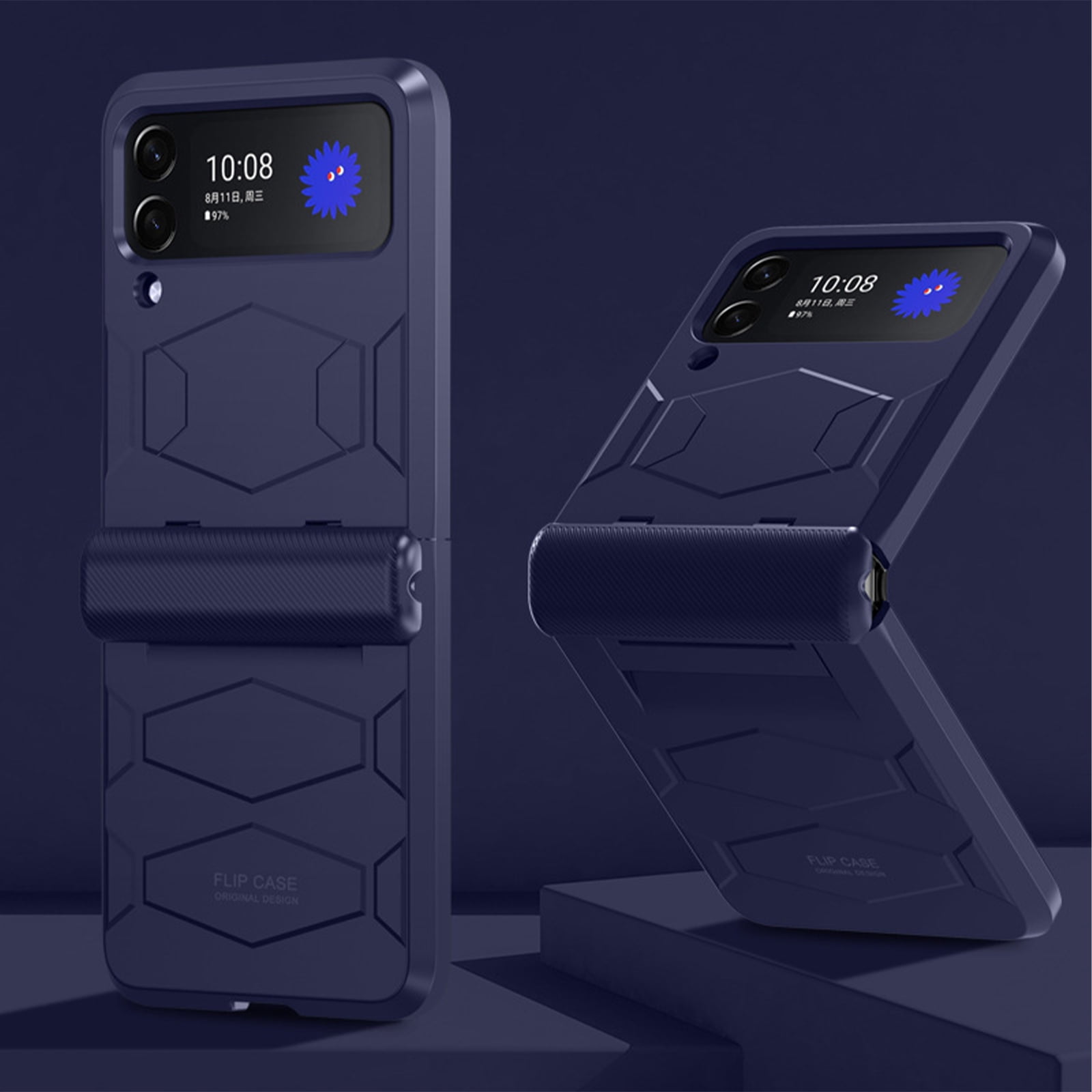 Compatible with Samsung Galaxy Z Flip 4 Case with Hinge 360° All ...