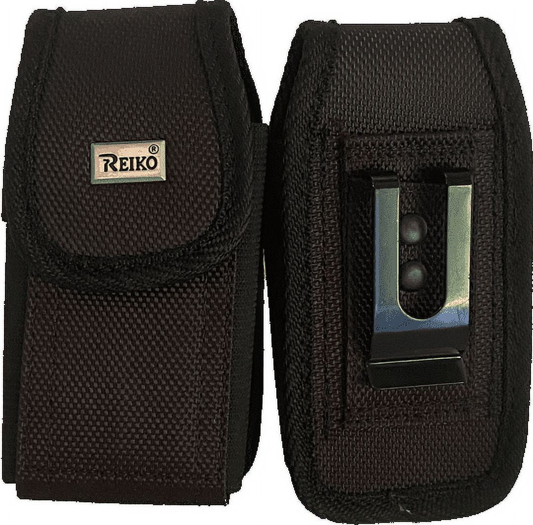 Compatible with TCL Flip 3 - Vertical Canvas Case with belt clip and ...