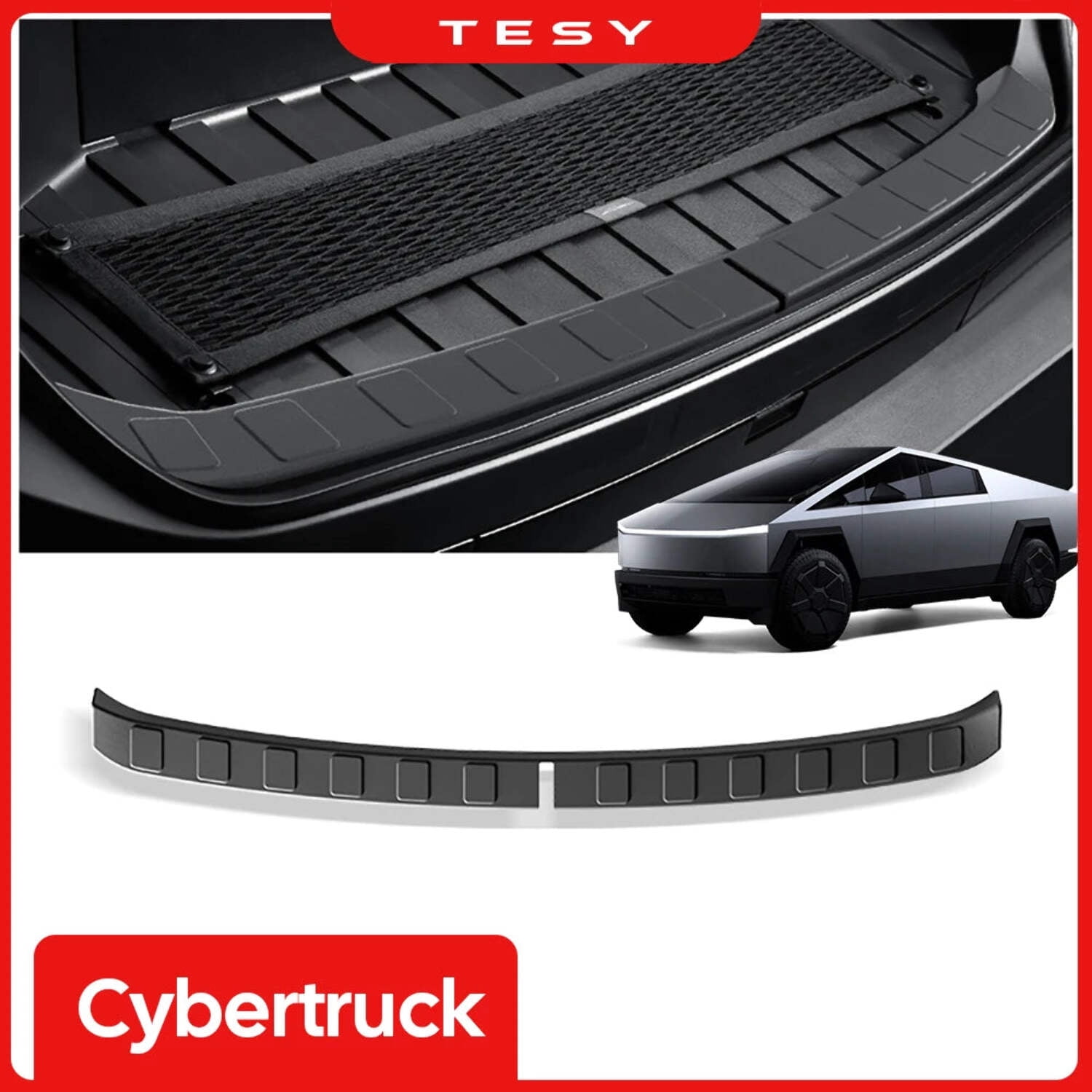 Compatible with Tesla Cybertruck 2023-2024 TPE Threshold Protection ...