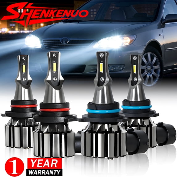 Compatible with Toyota Avalon 2000-2007 LED Headlight Bulbs High/Low ...