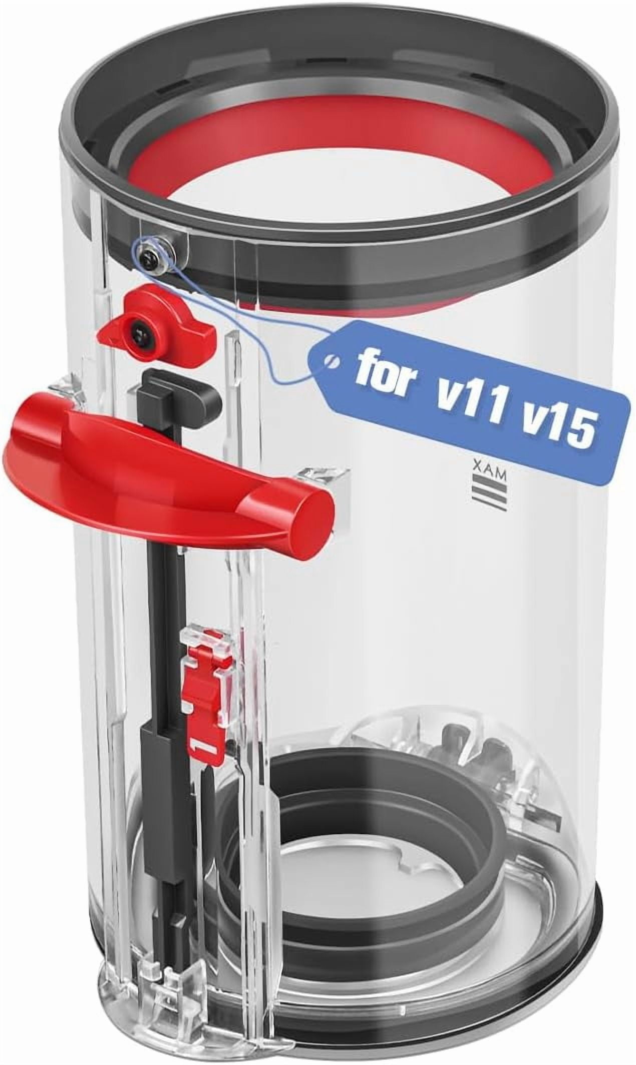 Compatible with V11/V15 Vacuum Dust Bin Replacement, Clear Canister ...