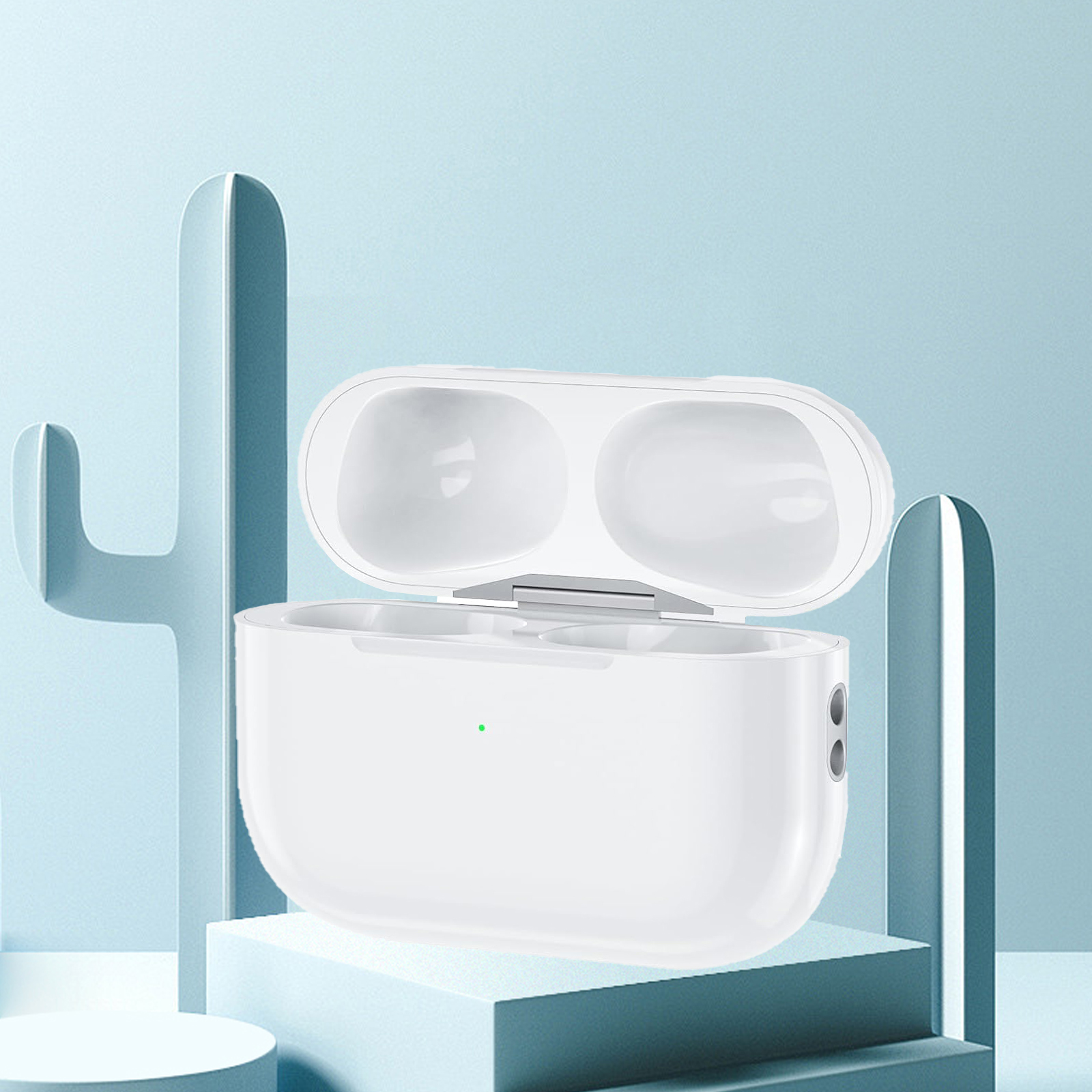 Compatible with Wireless Charging Case for AirPods Pro 2 Earbuds ...