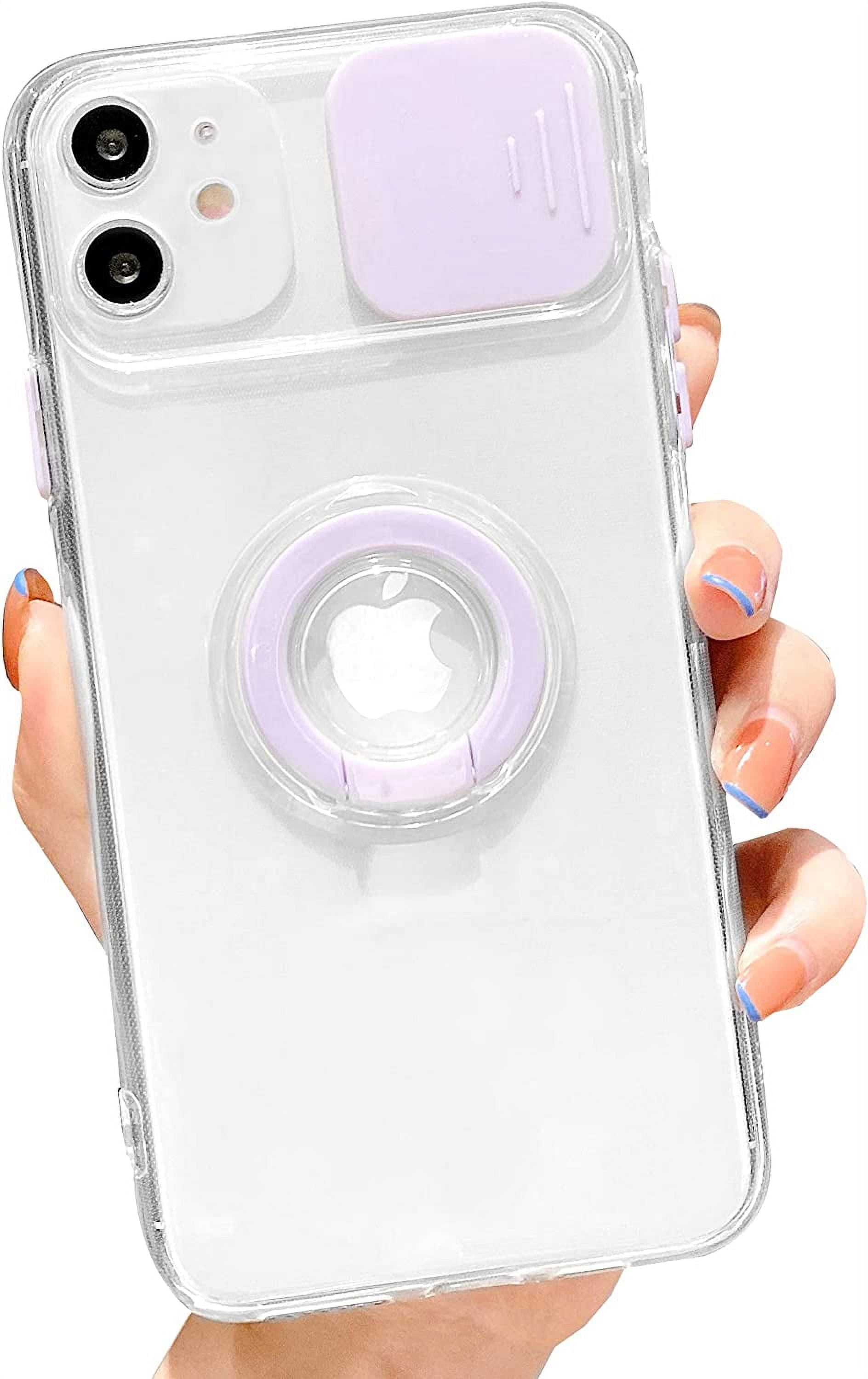 Compatible with iPhone 11 Case with Ring Holder, Clear Silicone ...