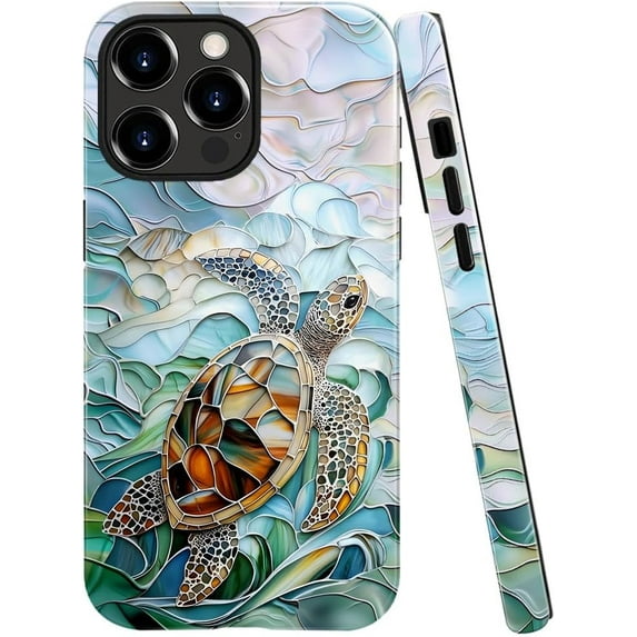 Compatible with iPhone 11 Pro,Anti-Scratch Glossy Case Cover,Turtle ...