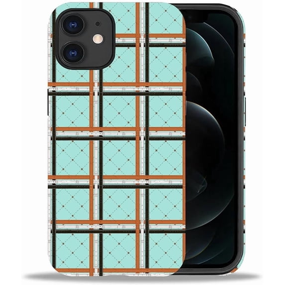 Compatible with iPhone 12 Case, Belt Splice Soft TPU + Hard PC 2-in-1 ...