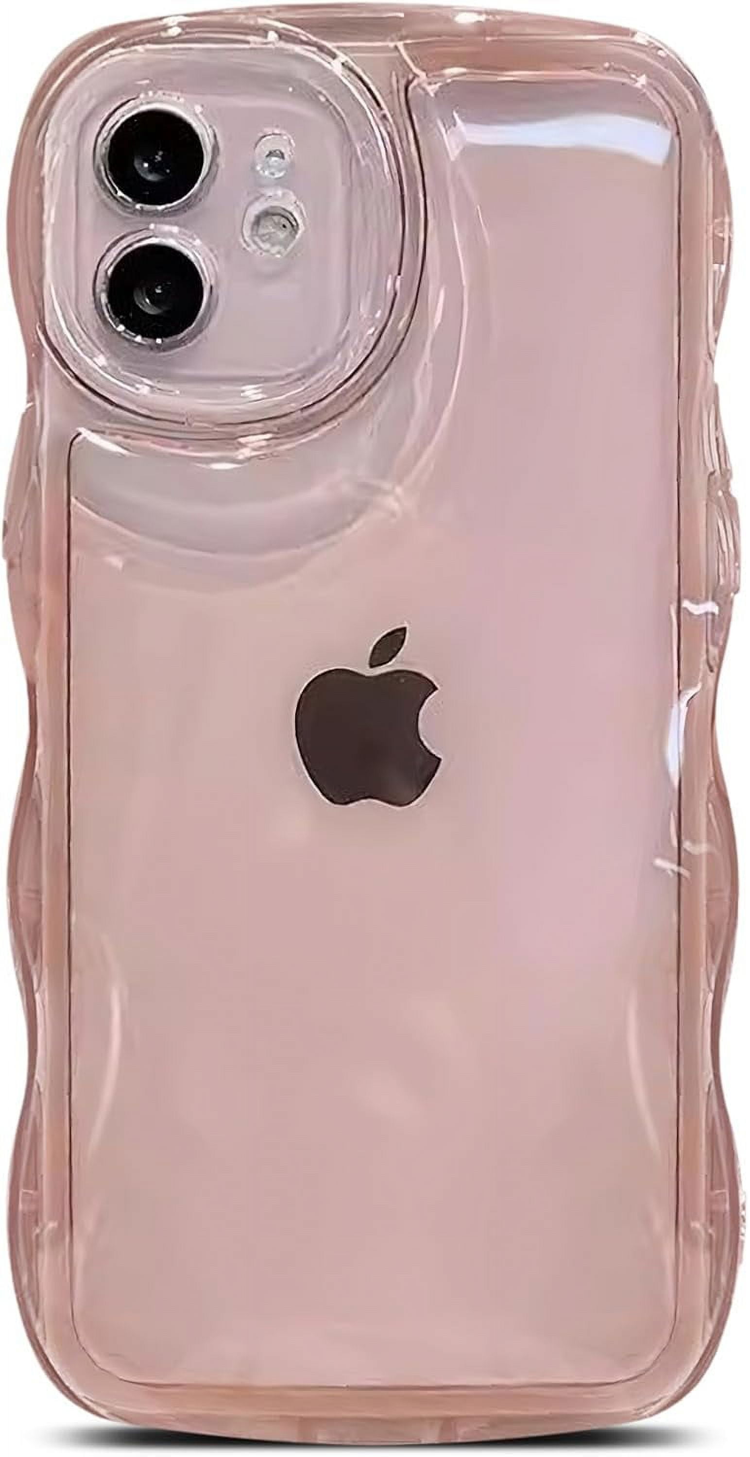 Compatible with iPhone 12 Case,Cute Kawaii Curly Wave Frame Shape Cases ...