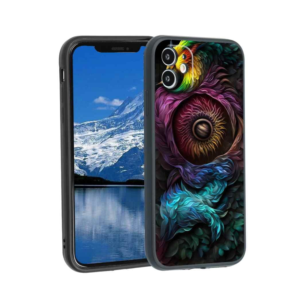 Compatible with iPhone 12 Phone Case, Art-Animal-19 Case Silicone ...