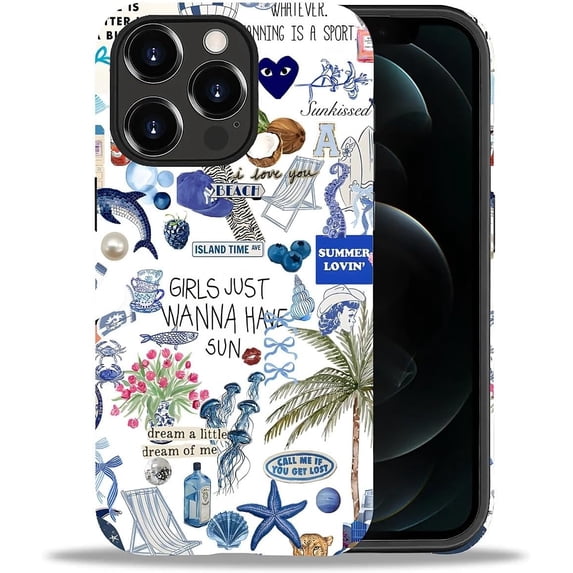 Compatible with iPhone 12 Pro Max Case, World Travel Edition 2 in 1 ...