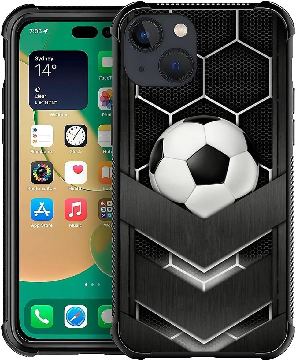 Compatible with iPhone 13 Mini Case，Design Pattern Back Bumper Anti ...