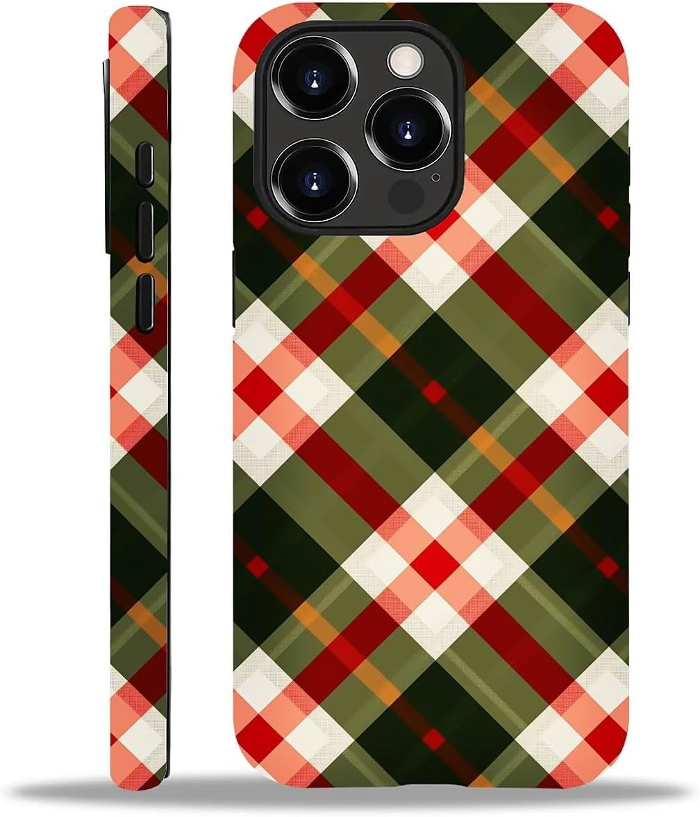 Compatible with iPhone 13 Pro Case, Christmas Grille Red 13 Pro 2 in 1 ...