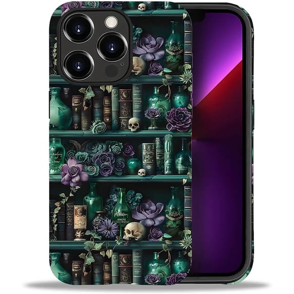 Compatible with iPhone 13 Pro Case, The Magician's Bookshelf 2 in 1 ...