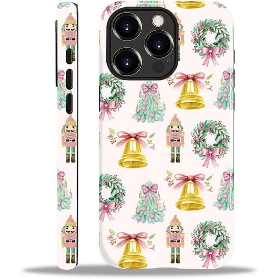 Compatible with iPhone 13 Pro Max Case,L2 Christmas Bow Soldier Dual ...