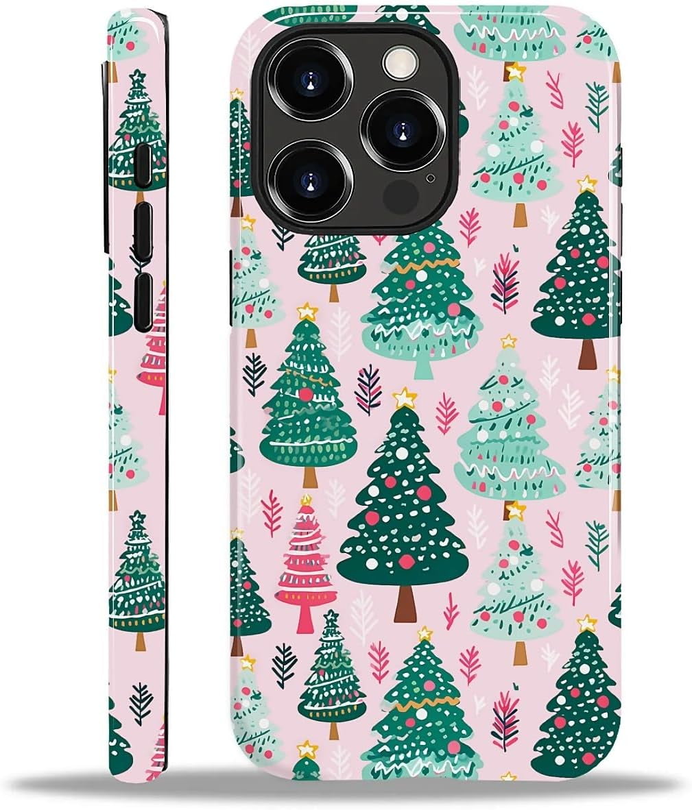 Compatible with iPhone 13 Pro Max Case,L2 Christmas Tree Star Dual ...