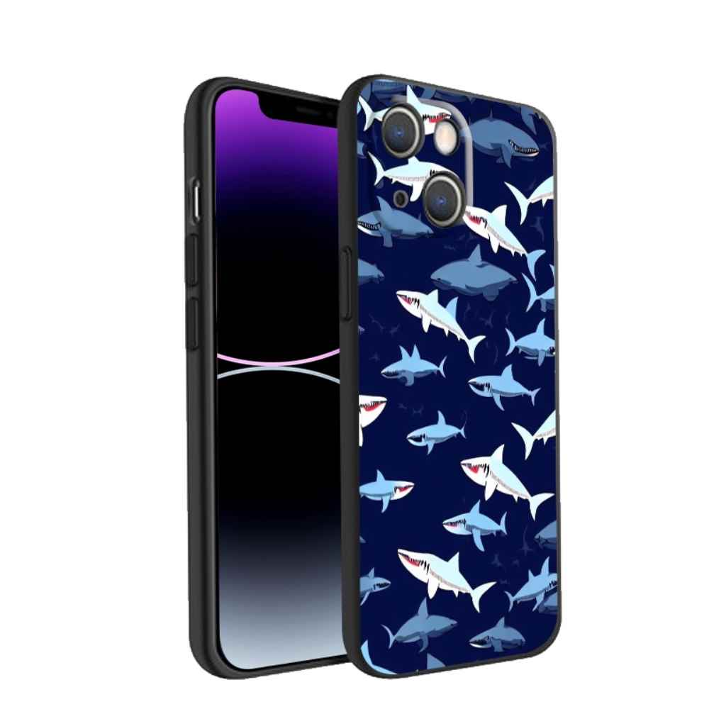 Compatible with iPhone 14 Phone Case, Shark-632 Case Silicone ...