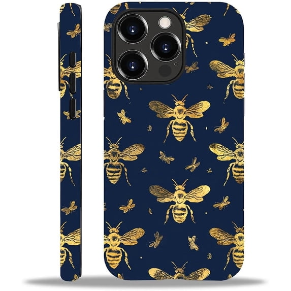 Compatible with iPhone 14 Pro Max Case, Gold Bee 14 Pro Max 2 in 1 ...