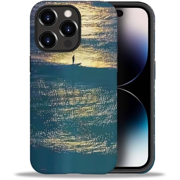 Compatible with iPhone 14 Pro Max Case, Shimmering Light Heavy Duty ...