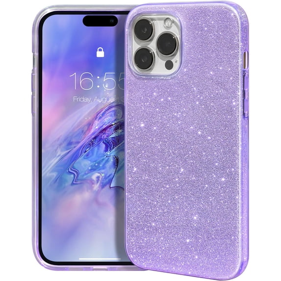 Compatible with iPhone 15 Pro Max Case Bling Sparkle Cute Girls Women ...