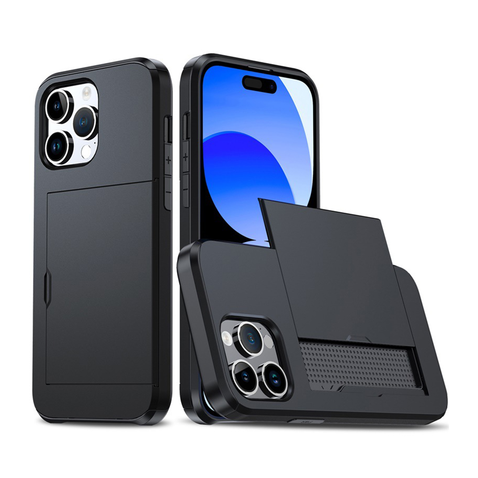 Ringke Slim/Slot Case Compatible with iPhone X, Slim Cover with Slot ...