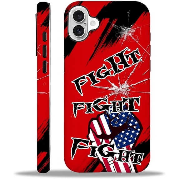 Compatible with iPhone 16 Case,American Fight Pattern 2 in 1 Double ...