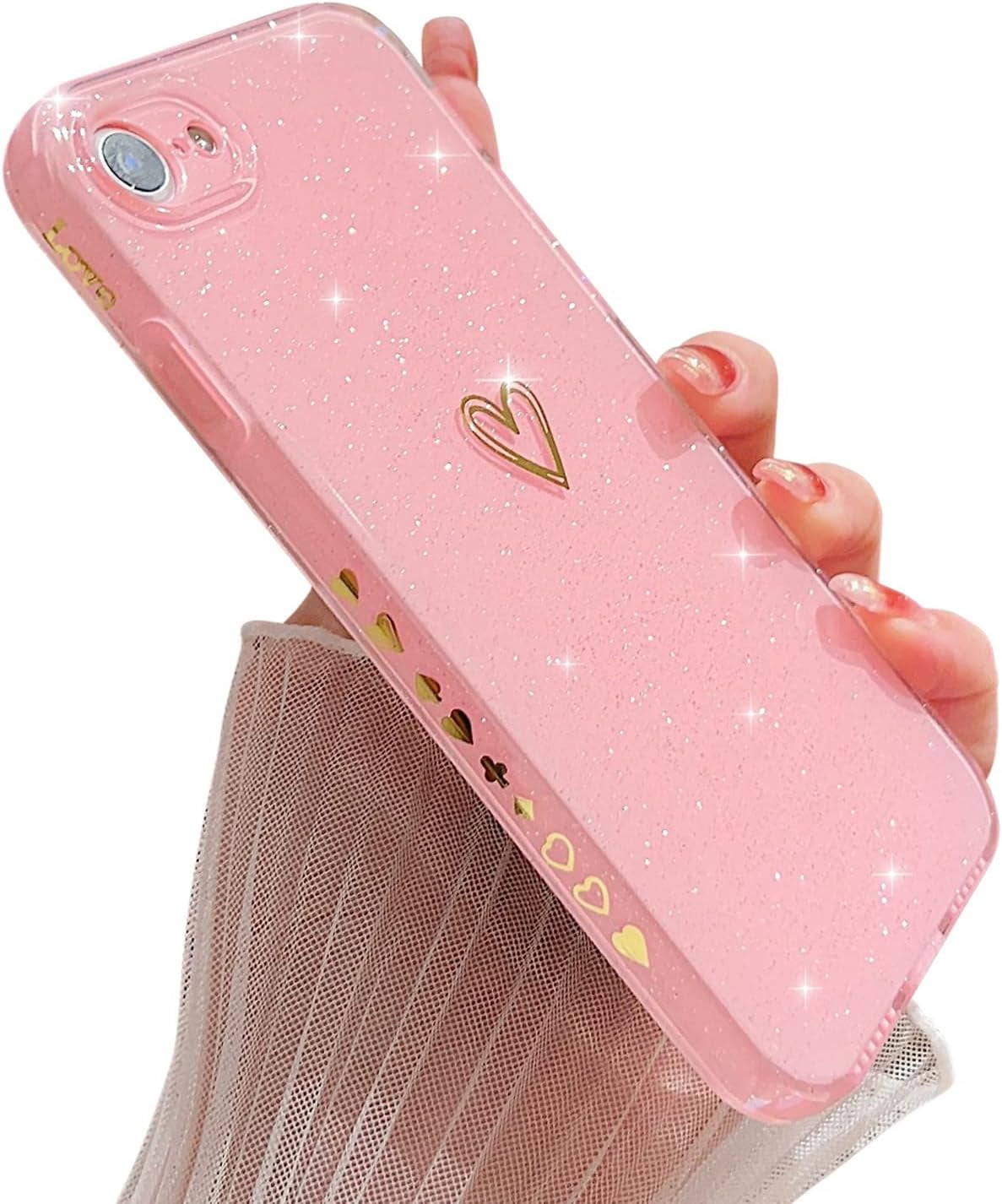 Compatible with iPhone 6/6s Case,Love Heart Pattern Design Soft TPU ...