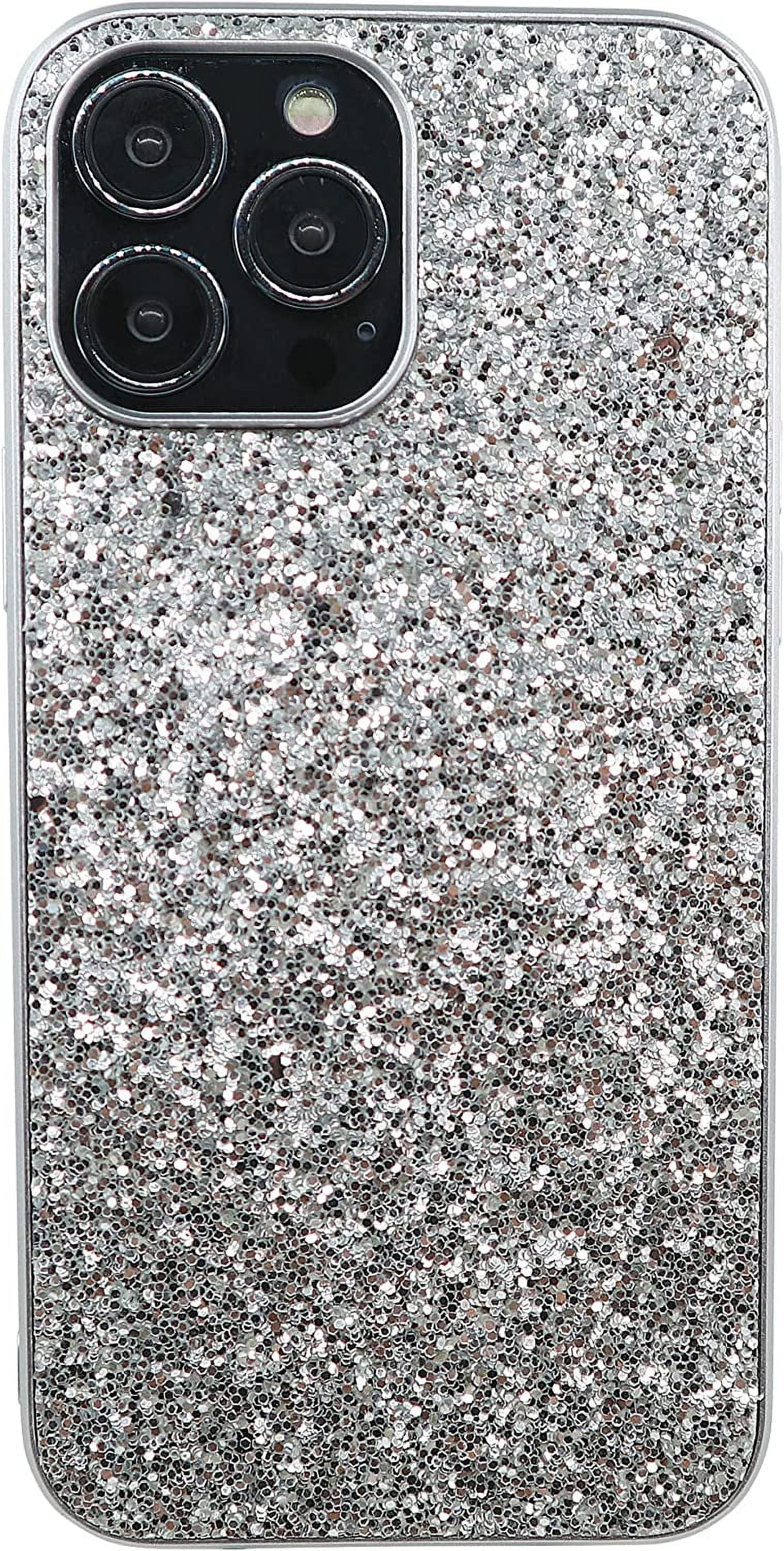 Compatible with iPhone Case,Crystal Diamond Glitter Bling Sparkly Soft Shockproof Cover for ...