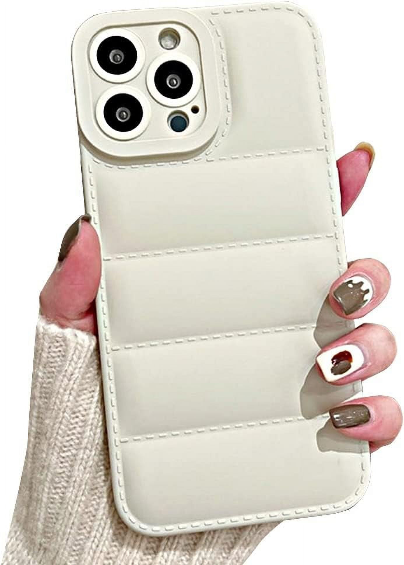 Compatible with iPhone Case,Cute Puffer Down Jacket Camera Lens ...