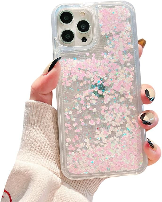 Compatible with iPhone Case,Liquid Silicone Cute Flower Floral Full ...