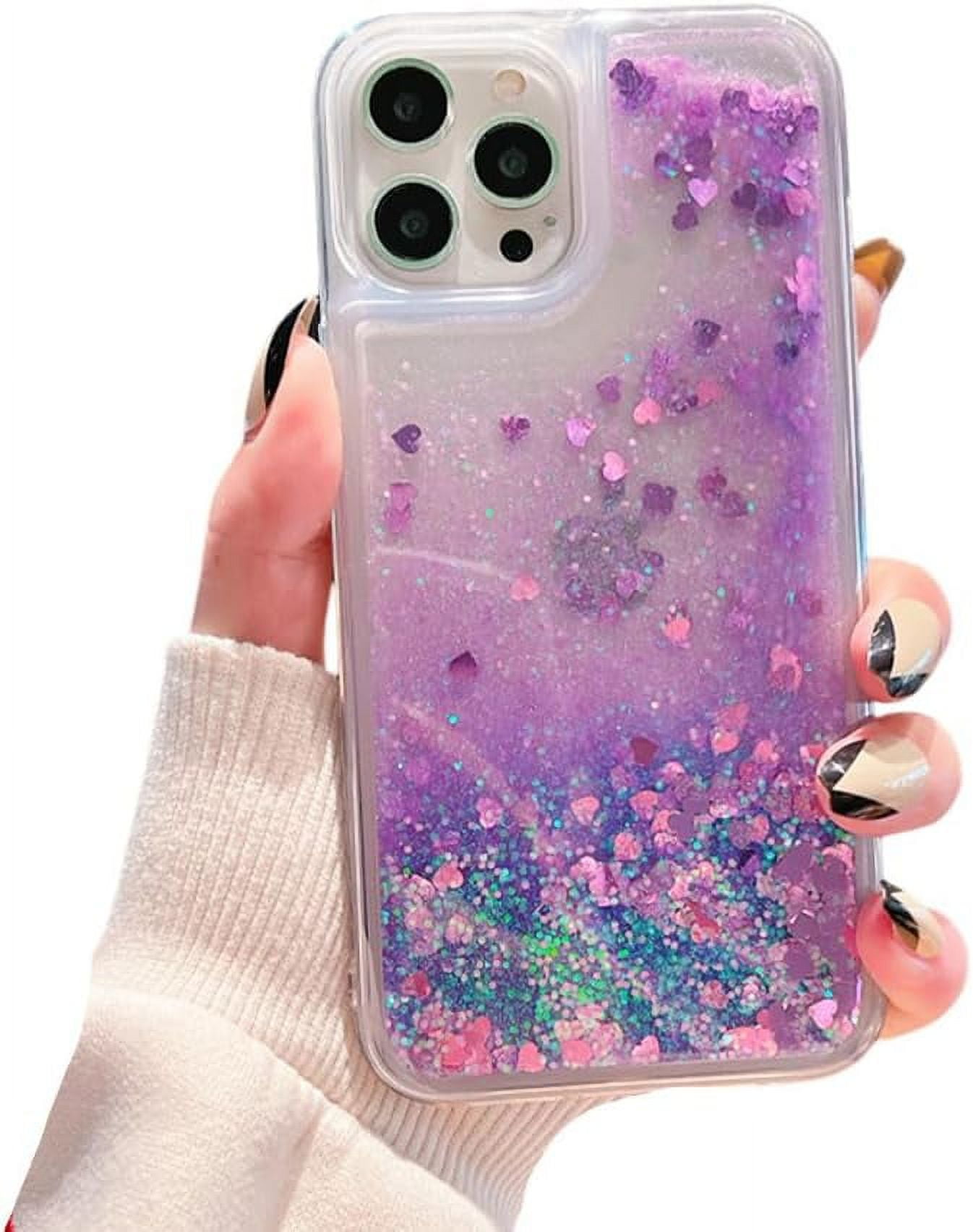 Compatible with iPhone Case,Liquid Silicone Cute Flower Floral Full ...