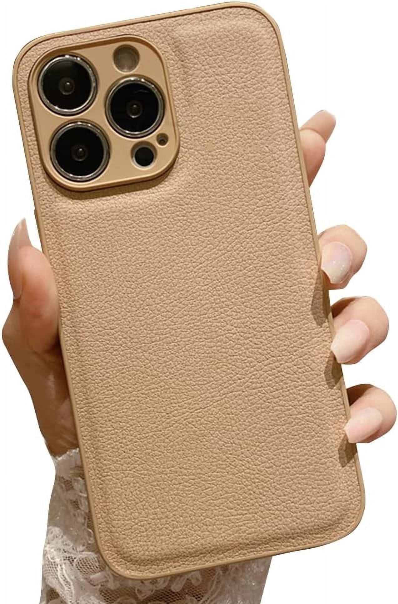 Compatible with iPhone Case,Luxury PU Leather Anti-Scratch Bumper ...
