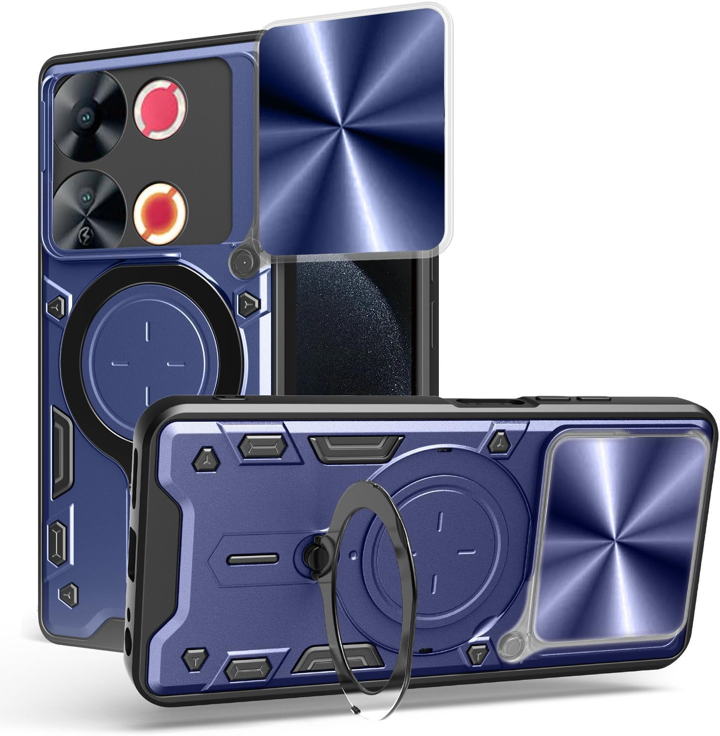 Compatible with itel P65 4G Case,with Slide Camera Lens Cover ...