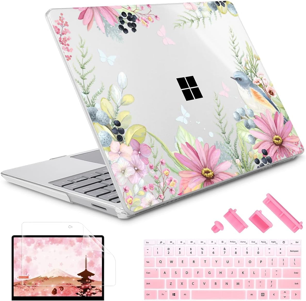 Compatible with rosoft Surface Laptop Go 3 Go 2 Go 1 12.4 Inch Model ...