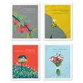 Compendium Positively Green 4-Pack of Thank You Cards Blooms (Four ...