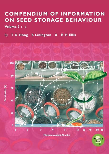 Compendium of Information on Seed Storage Behaviour - Walmart.com